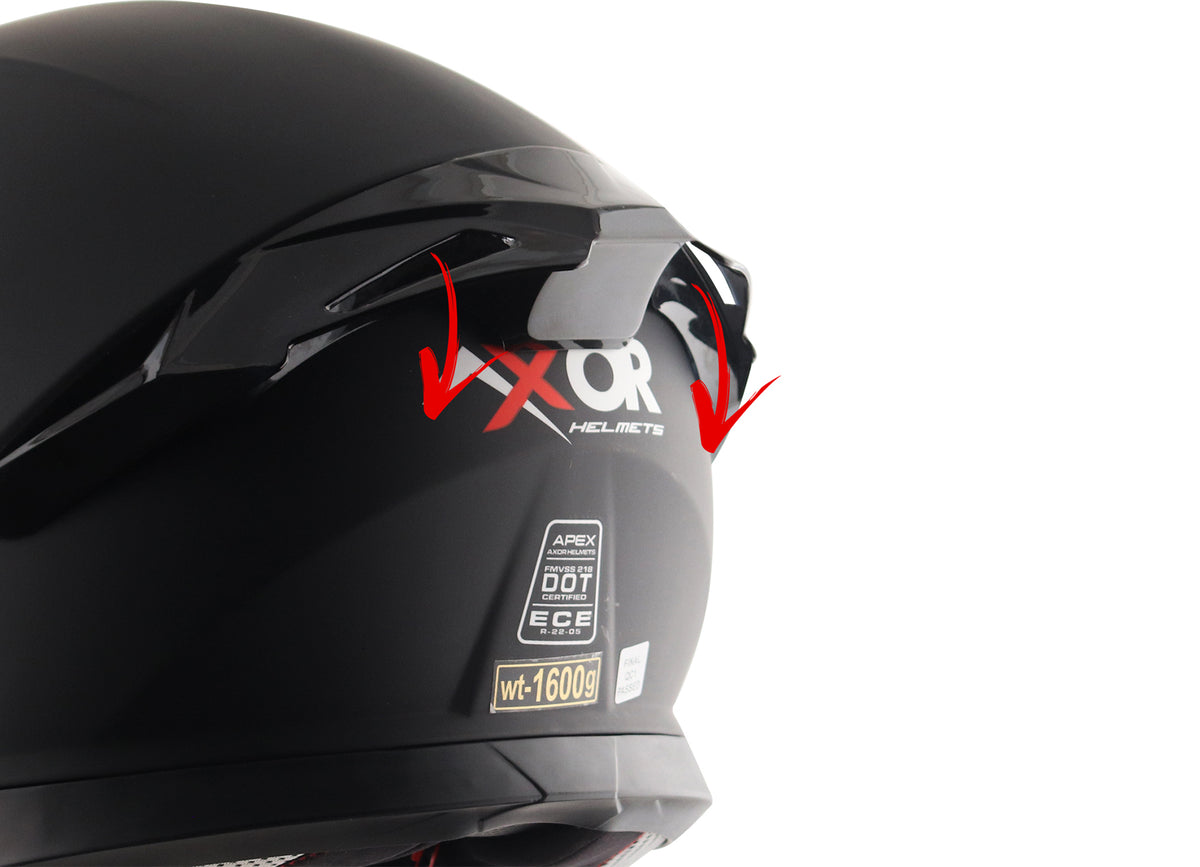 AXOR APEX SOLID HELMET (Dull Black)
