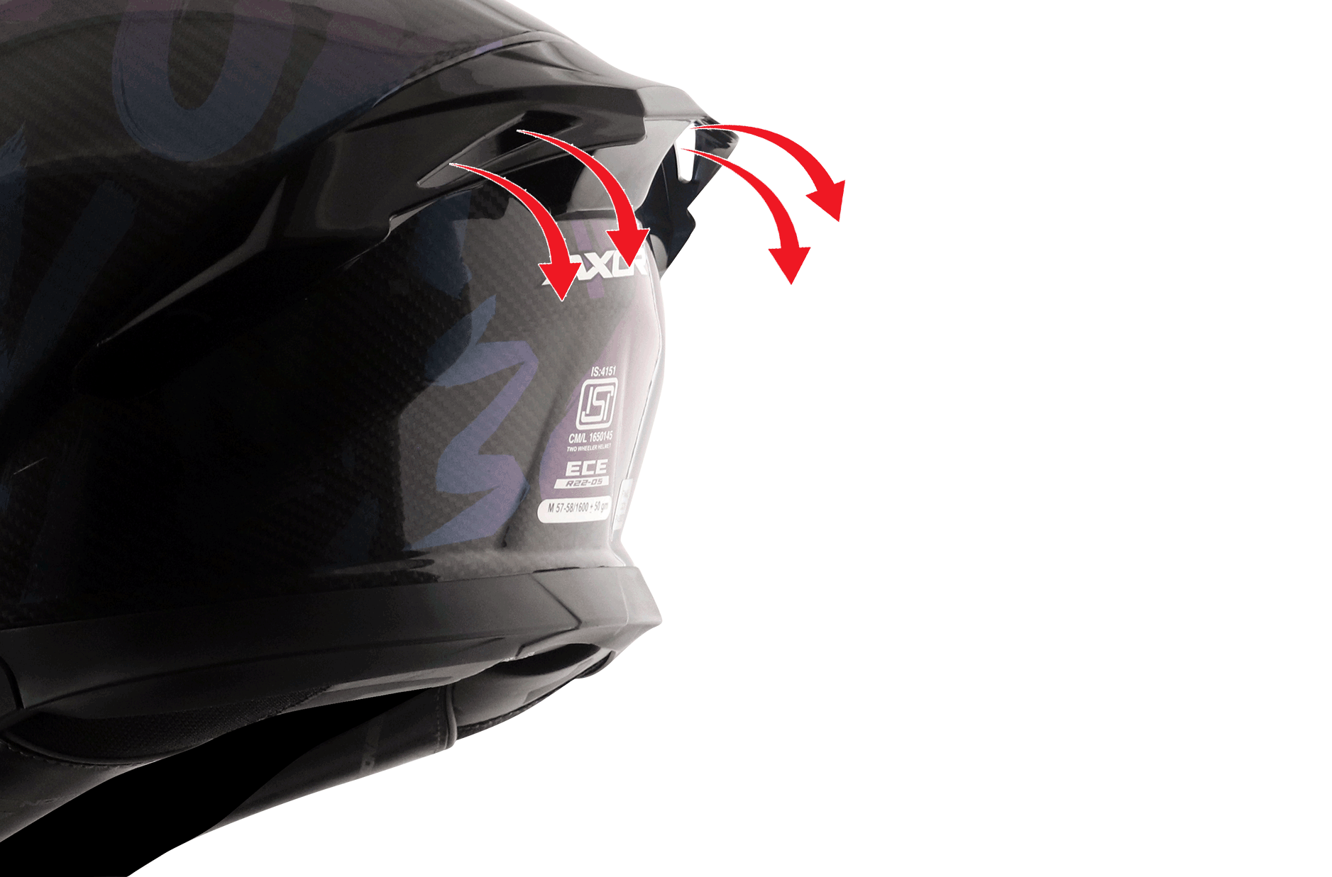 Apex Gloss Carbon Helmet