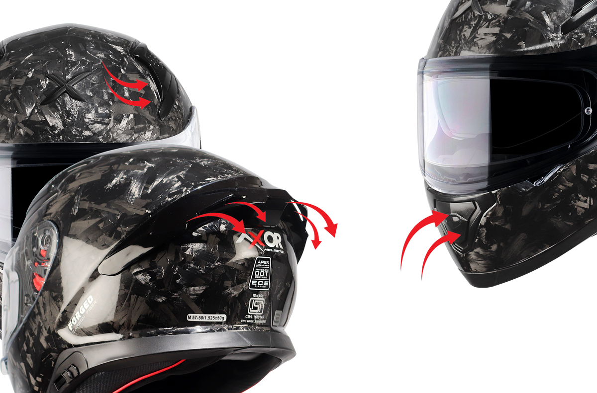 Apex Forged Carbon Helmet